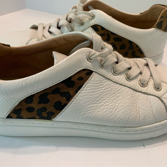 M. Gemi | Shoes | M Gemi White Italian Pebbled Leather Sneakers With ...